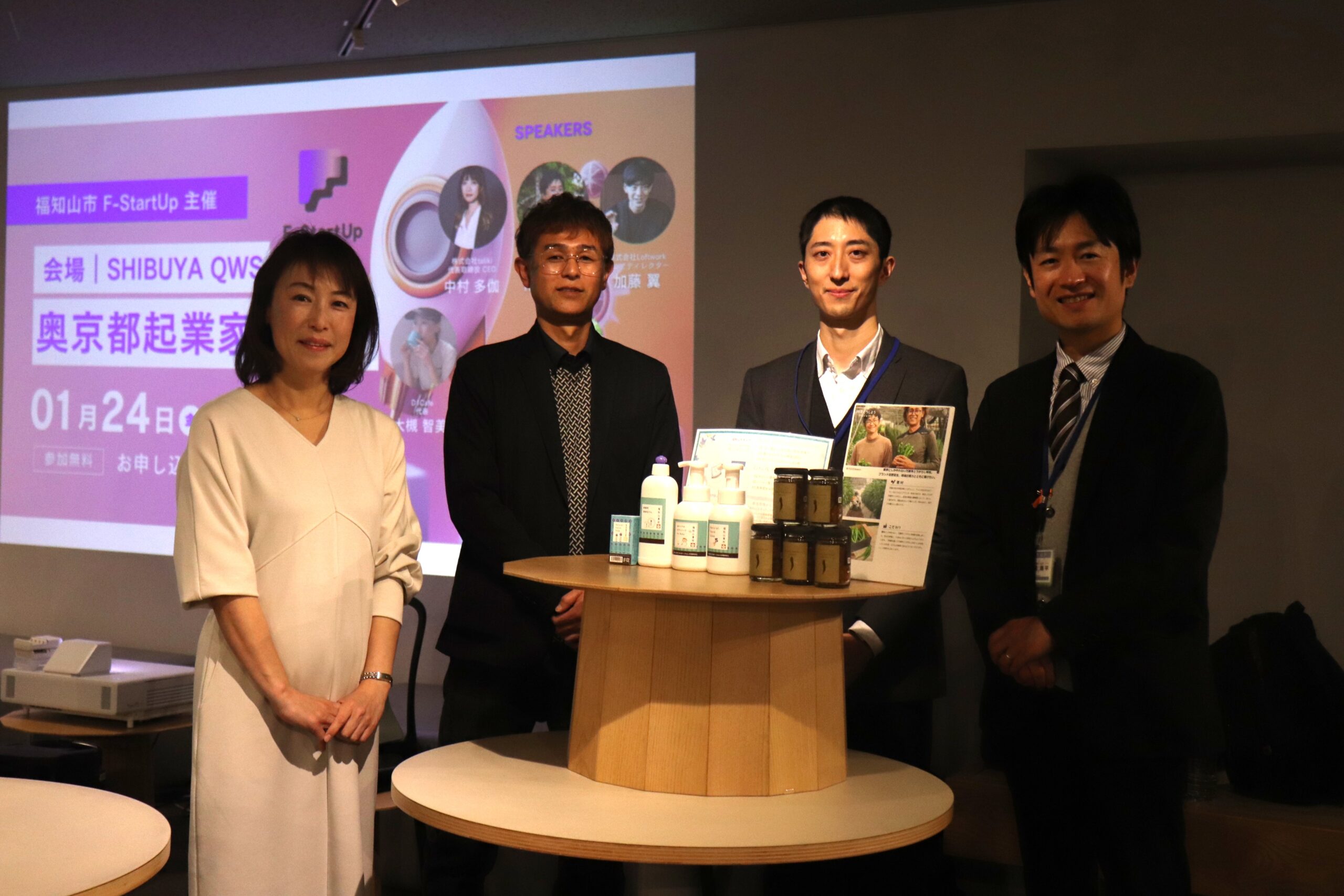 Program / F-StartUp主催 奥京都の起業家ピッチ&交流イベント in SHIBUYA QWS | NEXT産業創造プログラム ...